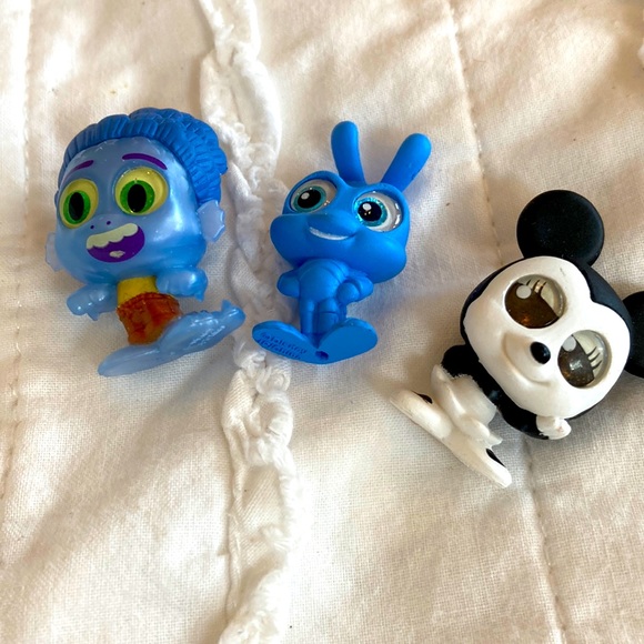Disney | Toys | Three Disney Adorables Small Collective Figures Mickey ...